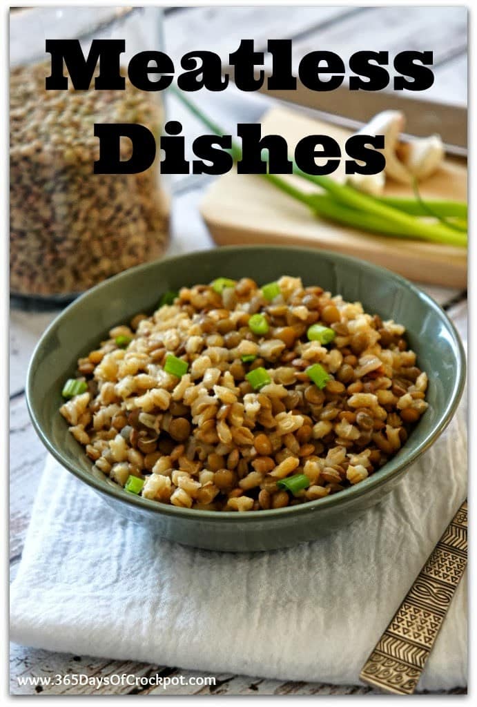 meatless - 365 Days of Slow Cooking and Pressure Cooking