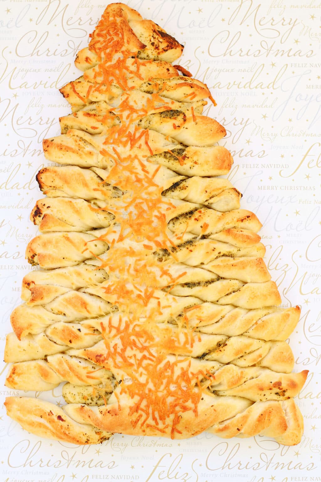 Christmas Tree Bread - 365 Days of Slow Cooking and Pressure Cooking