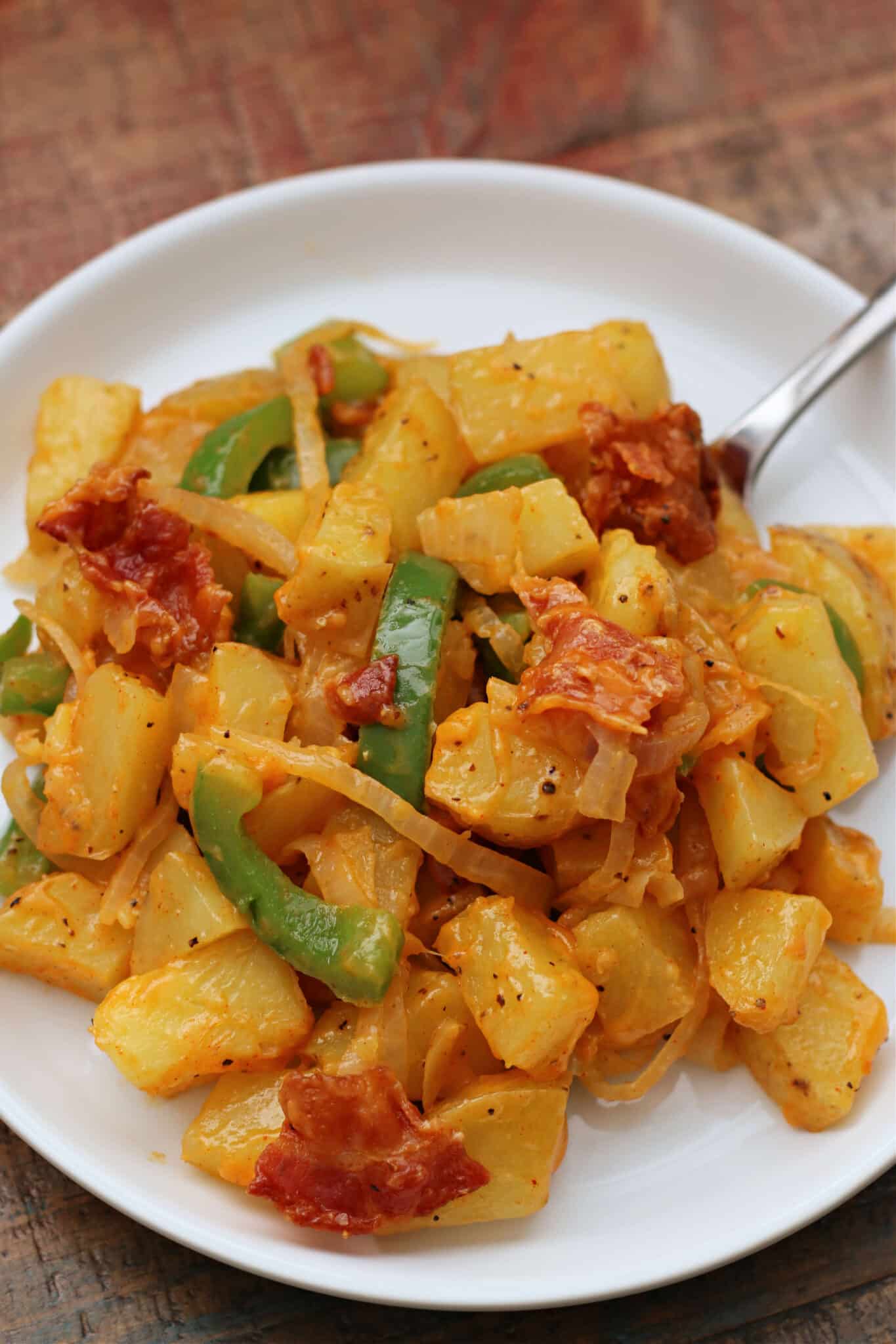 Instant Pot Cheesy Bacon Breakfast Potatoes - 365 Days of Slow Cooking ...