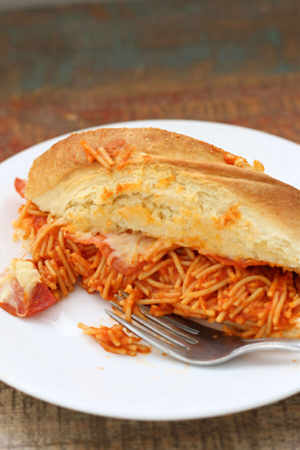 Spaghetti Bread - 365 Days of Slow Cooking and Pressure Cooking