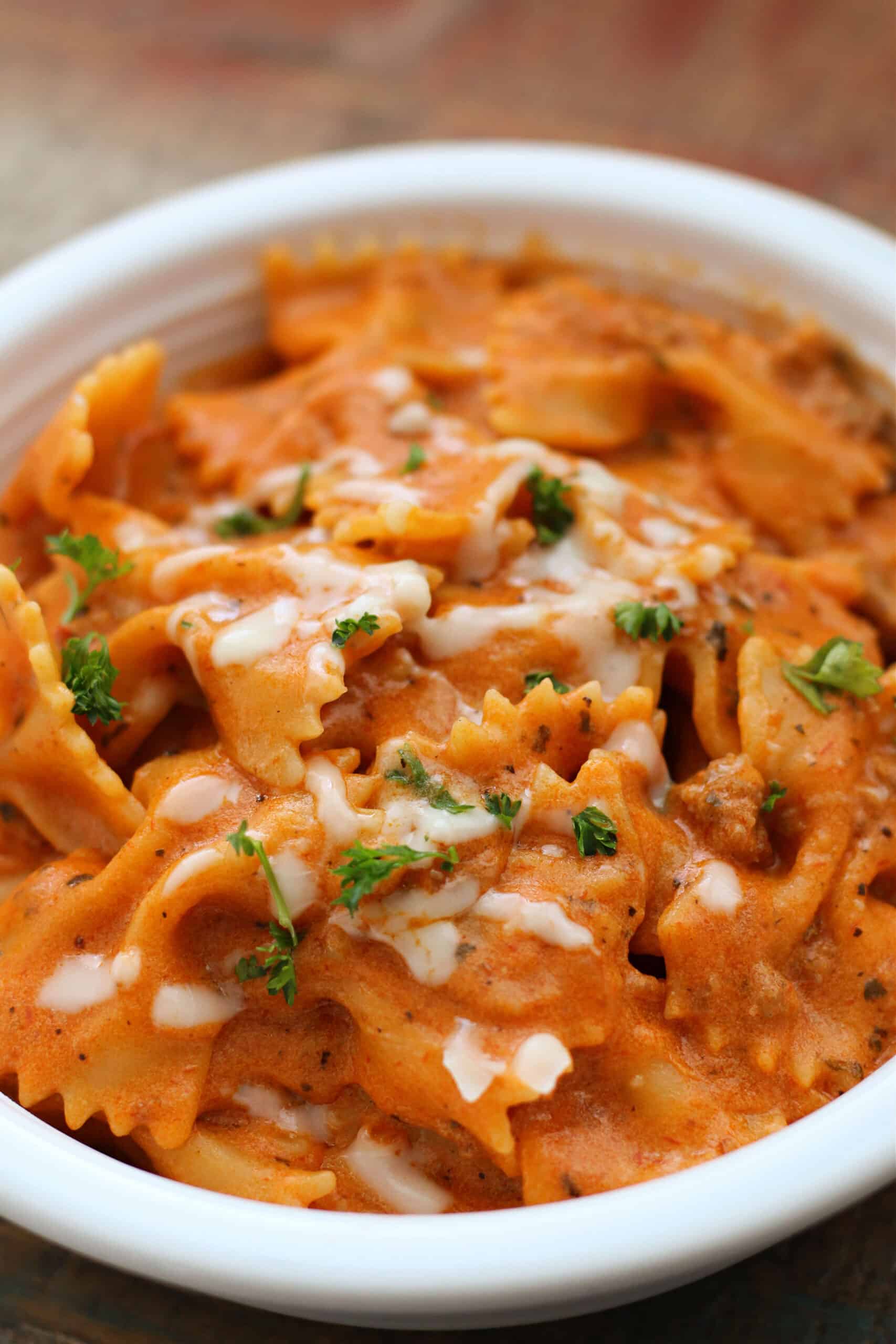 Instant Pot "Pink" Pasta - 365 Days of Slow Cooking and Pressure Cooking