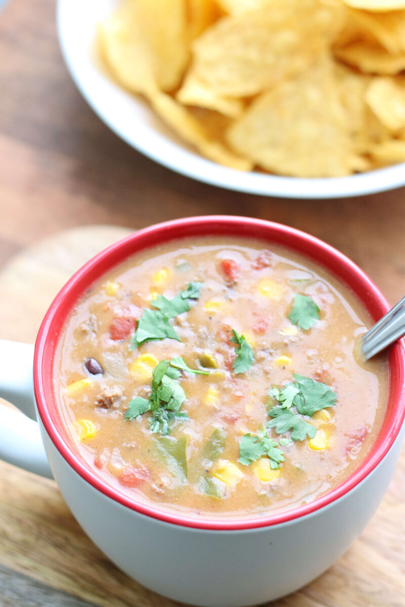 Instant Pot Nacho Soup - 365 Days of Slow Cooking and Pressure Cooking