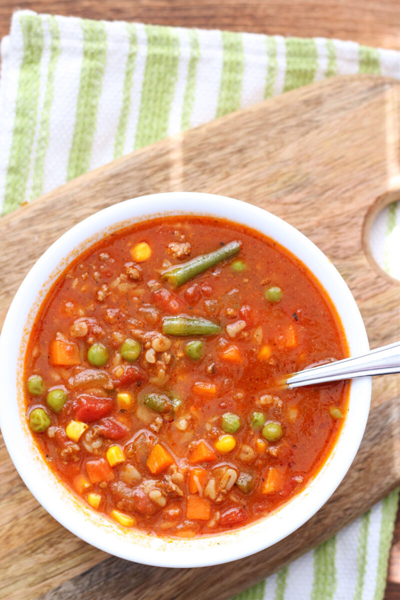 Instant Pot Alphabet Soup - 365 Days of Slow Cooking and Pressure Cooking