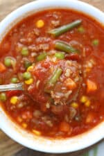 Instant Pot Alphabet Soup - 365 Days of Slow Cooking and Pressure Cooking