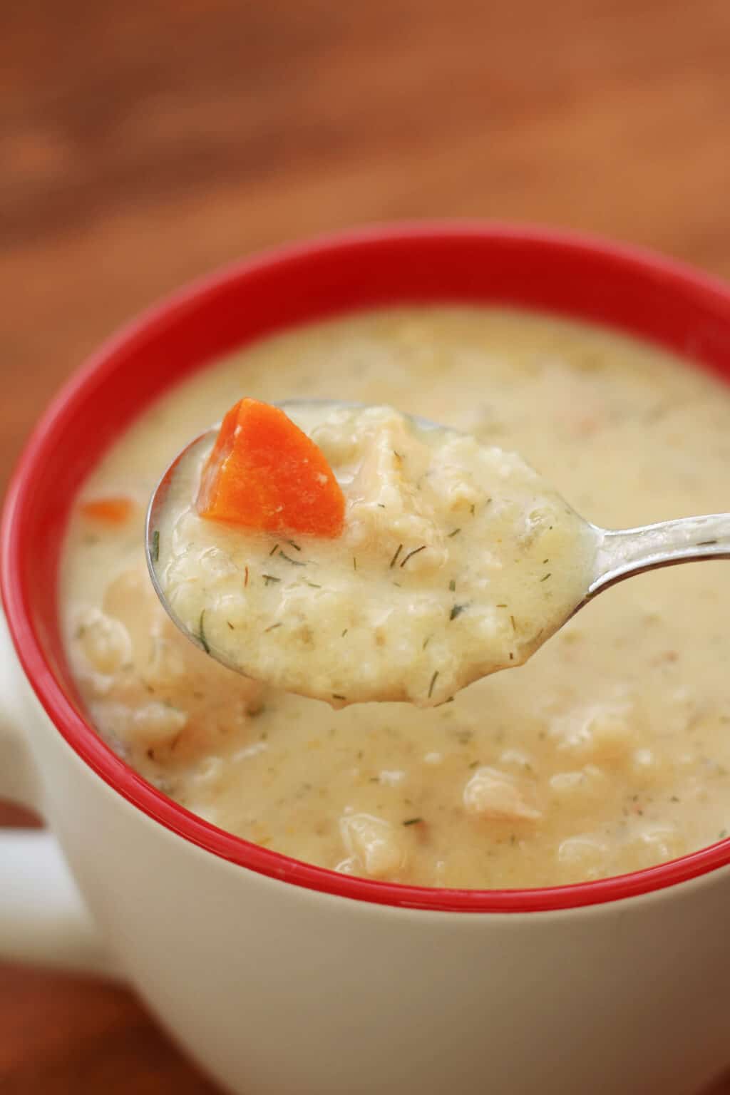 Avgolemono Soup - 365 Days of Slow Cooking and Pressure Cooking